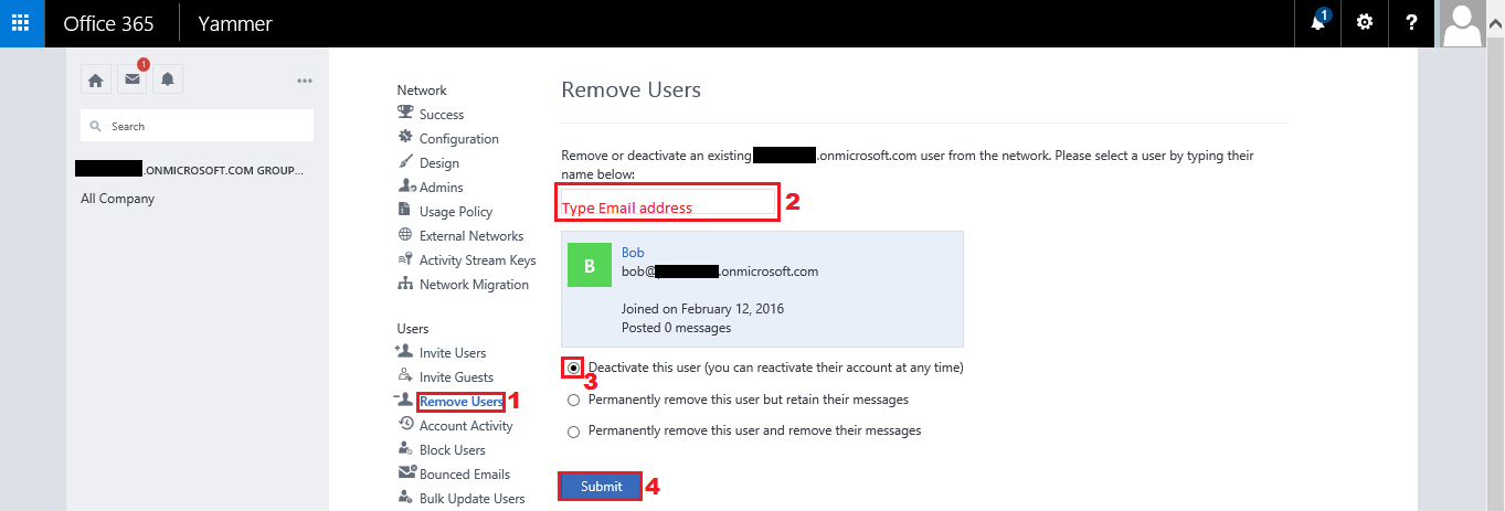 How to block emails in office 365 admin portal - dirtylopeq